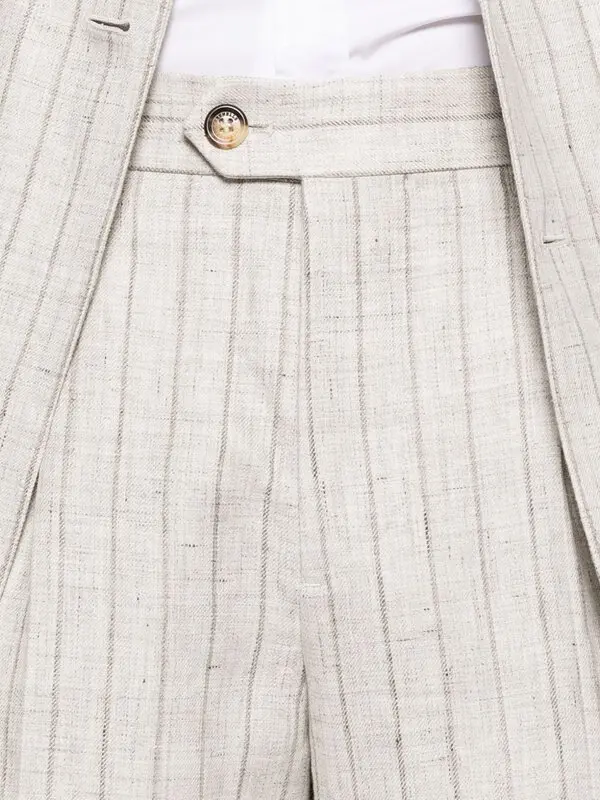Brunello Cucinelli Linen Double-breasted Suit