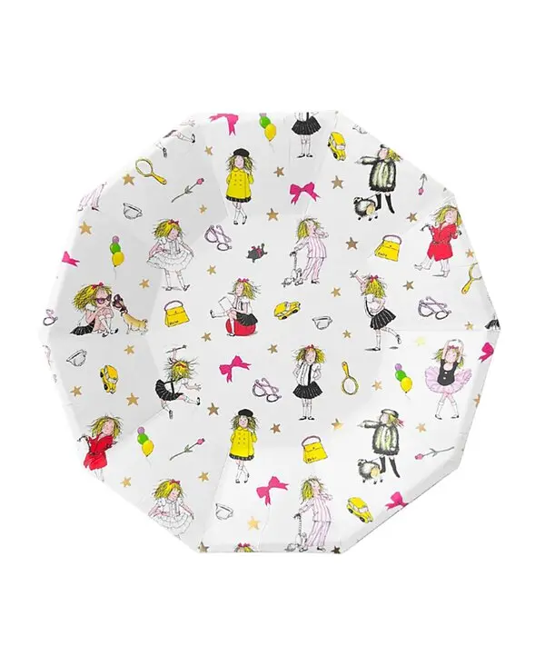 JOLLITY & CO Eloise At The Plaza Large Paper Plates, Set Of 8 - Multicolor