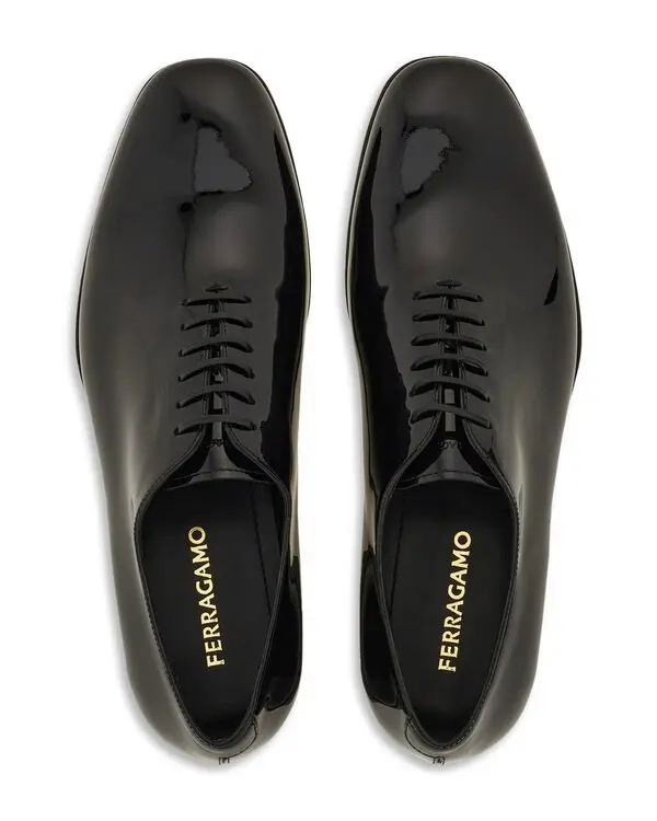 FERRAGAMO Astro Patent Leather Oxfords