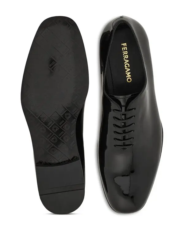 FERRAGAMO Astro Patent Leather Oxfords