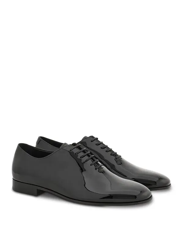 FERRAGAMO Astro Patent Leather Oxfords