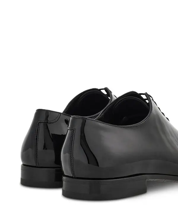 FERRAGAMO Astro Patent Leather Oxfords