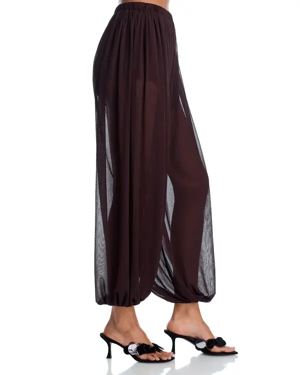Aqua Balloon Pull-on Pants - Brown