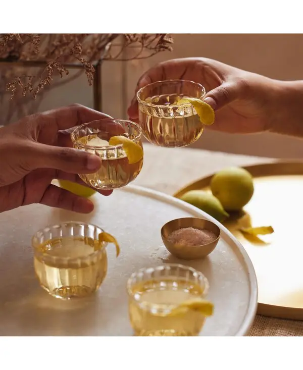 FLECK Kira Glass Cups Set Of 4