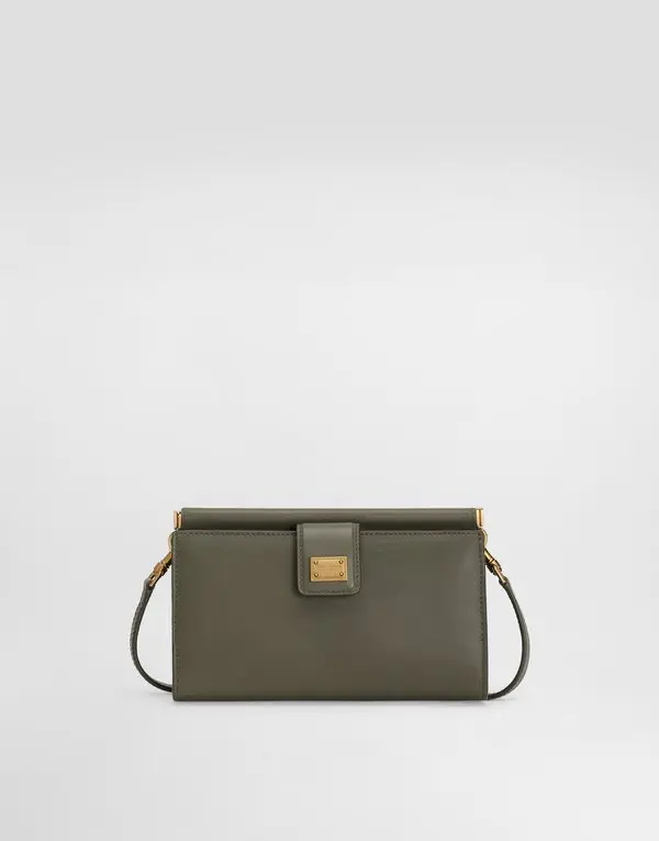 Dolce & Gabbana Plongé Calfskin Phone Bag - Green