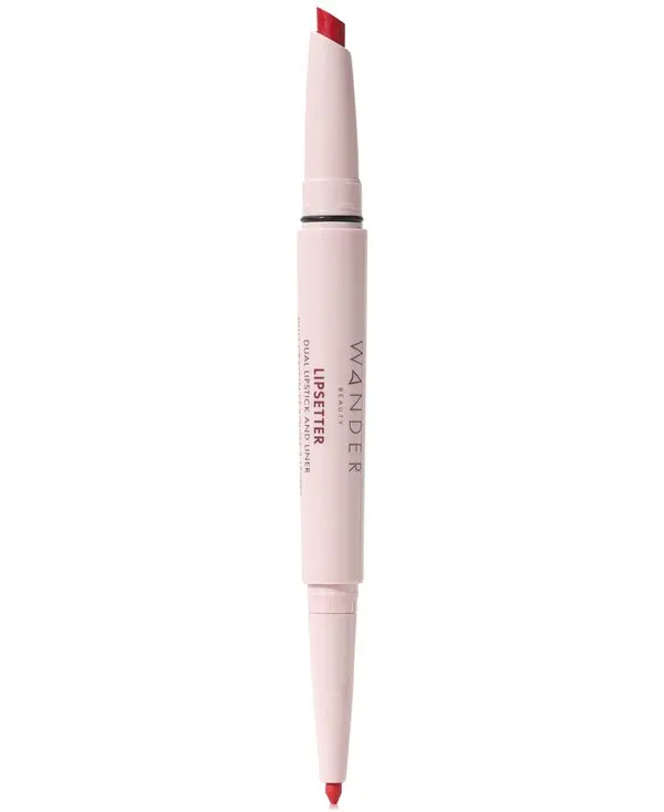 WANDER BEAUTY Lipsetter Dual Lipstick & Liner - Red