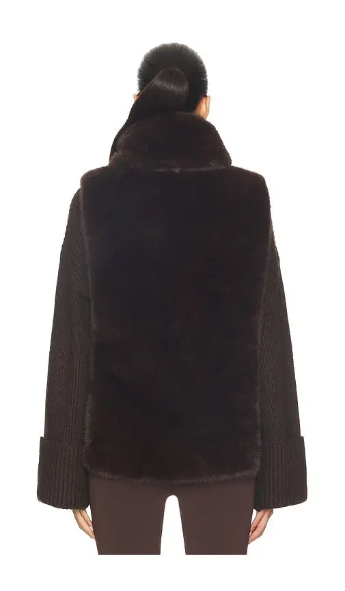 SUSANNA CHOW Laurelle Faux Fur Vest