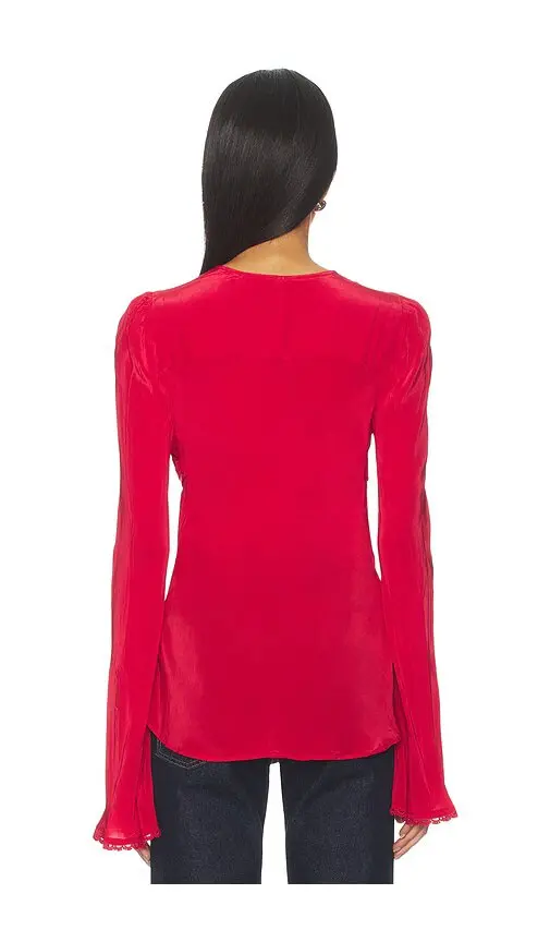 Free People Bali Ariel Top - Salsa