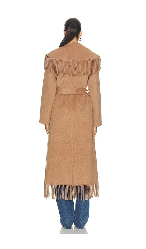 Simkhai Carrie Fringe Robe Coat