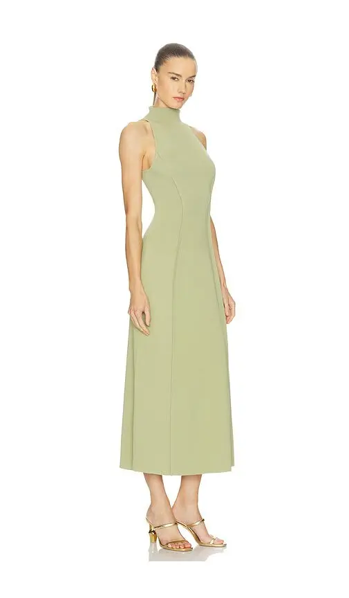 cult gaia dress green Cult Gaia Muna Dress In Palm Green by Cult Gaia