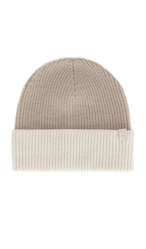 Rag & Bone Blake Tonal Beanie - Ivory