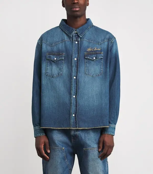CHERRY LOS ANGELES Western Denim Shirt