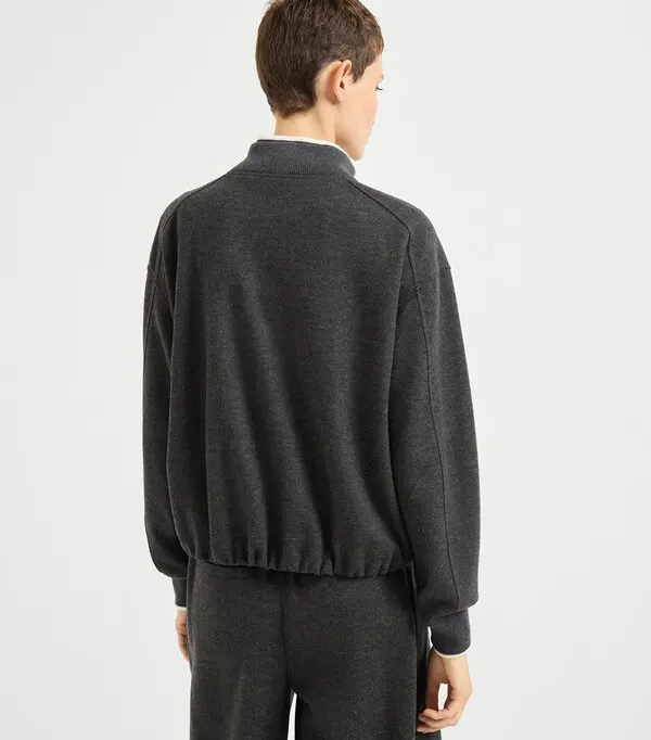 Brunello Cucinelli Cashmere-blend Crest Jacket