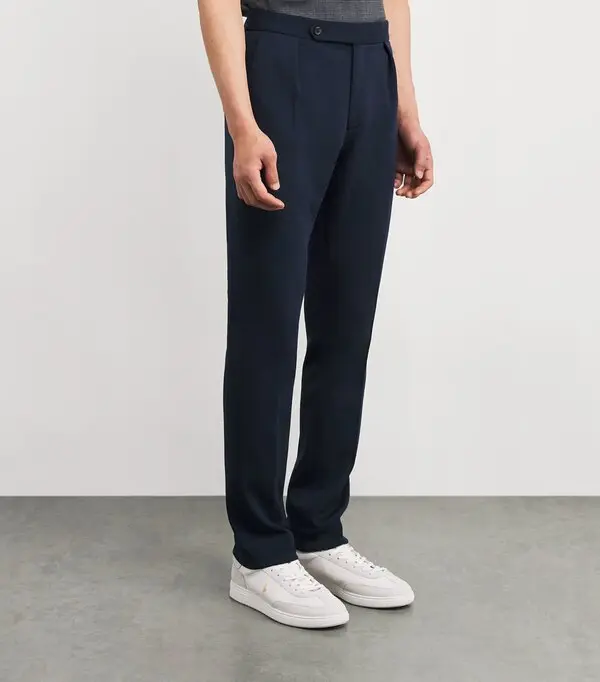 Polo Ralph Lauren Tech Knit Pleated Trousers