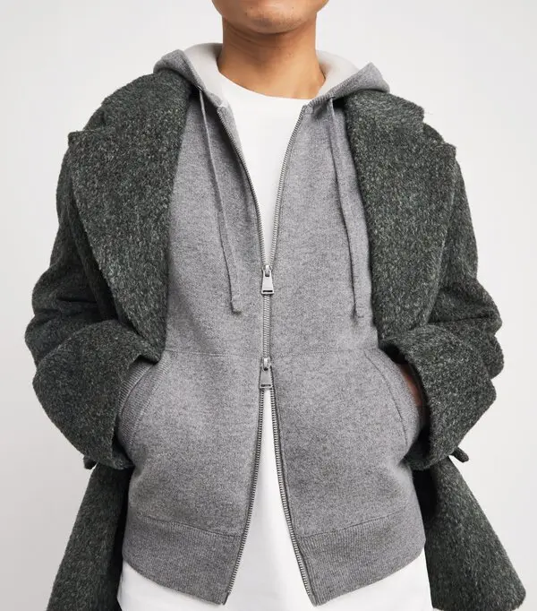 Simkhai Wool-blend Zip-up Hoodie