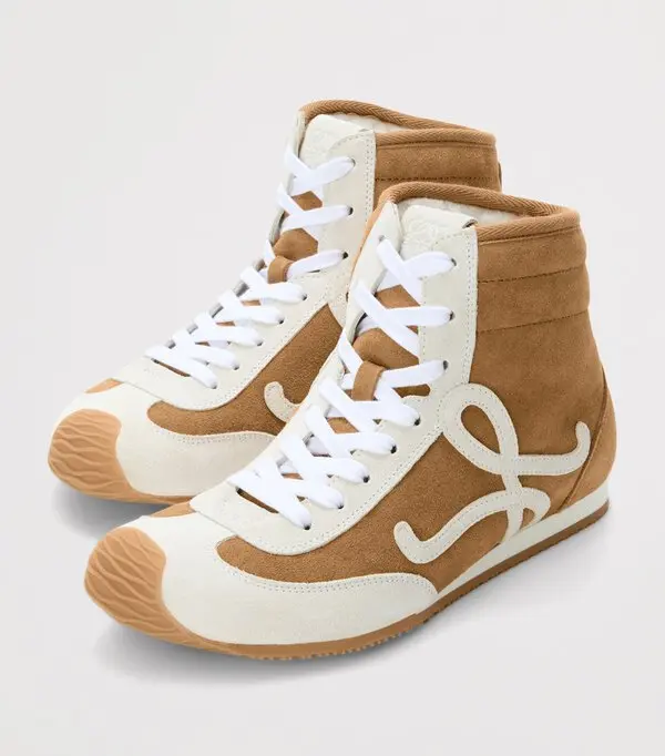 Loewe Leather Ballet Runner 2.0 High-top Sneakers