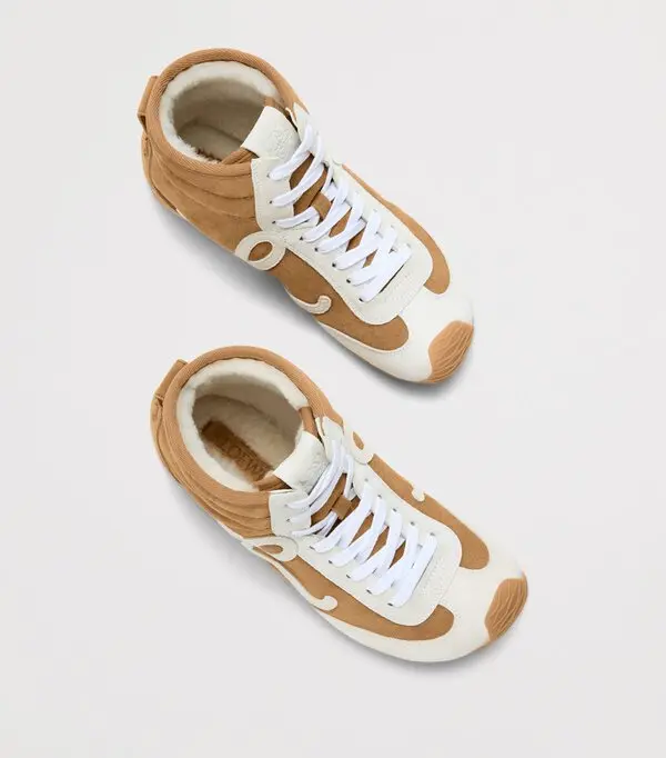 Loewe Leather Ballet Runner 2.0 High-top Sneakers