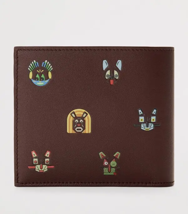 Loewe X Louis Wain Leather Cats Wallet