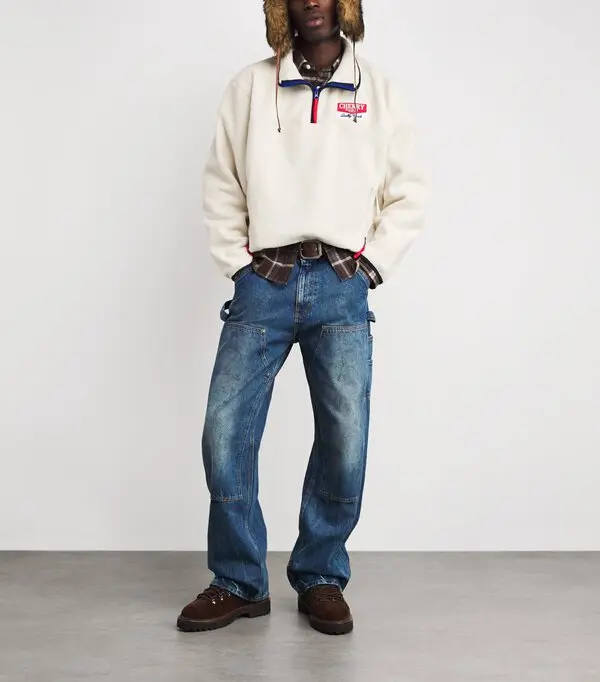 CHERRY LOS ANGELES Fleece Half-zip Sweatshirt