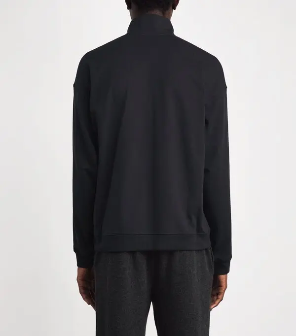 SKIMS Jersey Lounge Quarter-zip Sweater