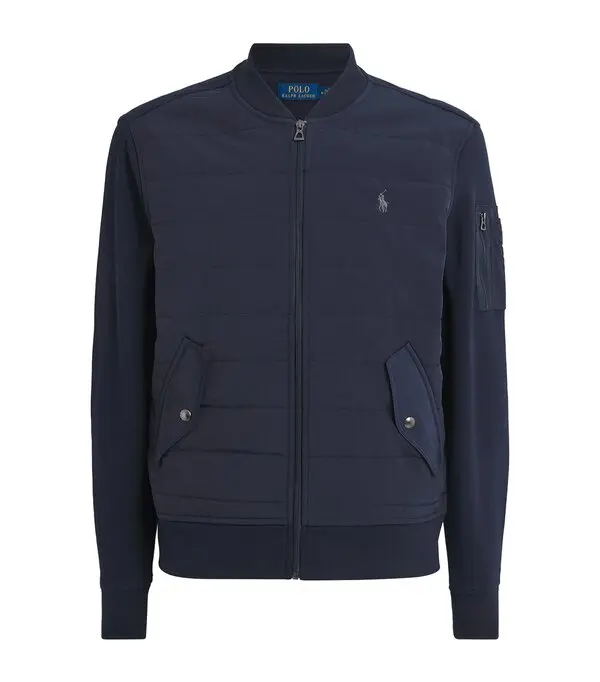 Polo Ralph Lauren Cotton-blend Hybrid Bomber Jacket