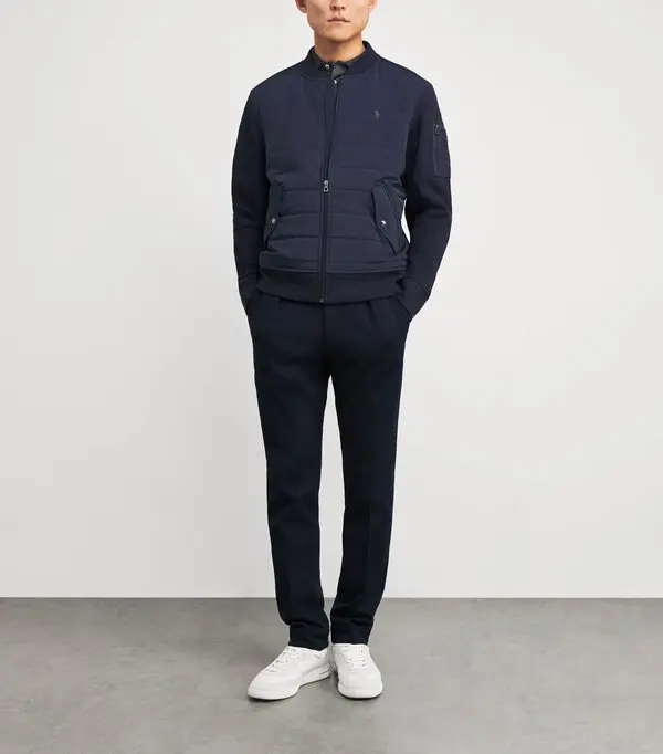 Polo Ralph Lauren Cotton-blend Hybrid Bomber Jacket