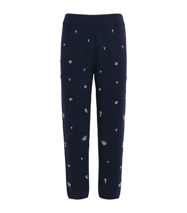 Simkhai Wool-cashmere Kandace Embellished Sweatpants