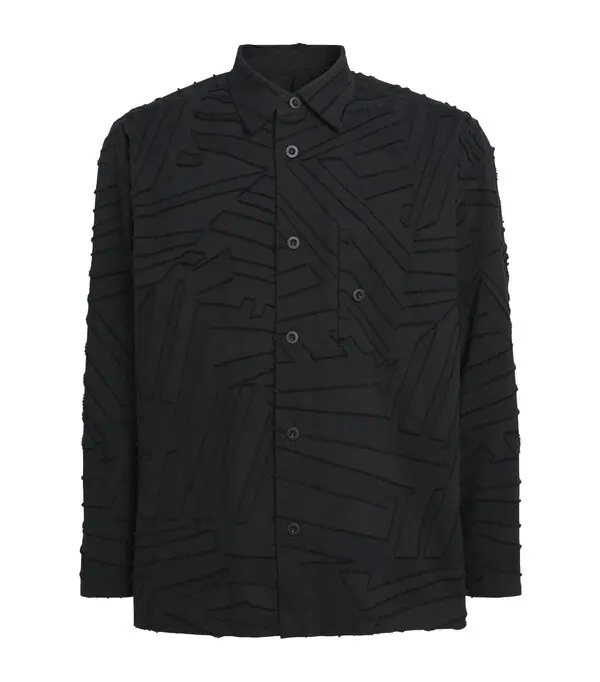 Issey Miyake Geometry Jacquard Shirt