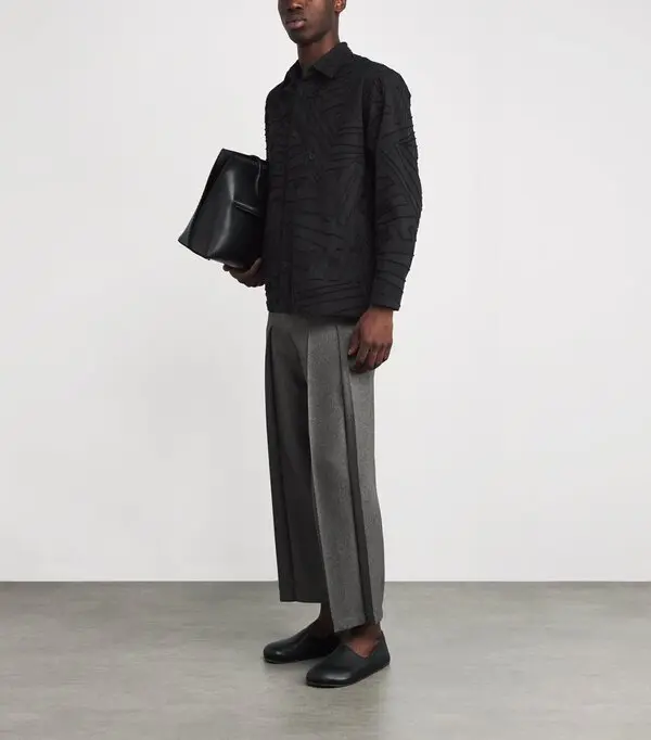 Issey Miyake Geometry Jacquard Shirt