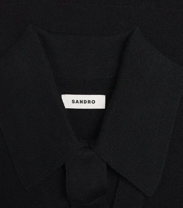 Sandro Wool-cashmere Knitted Top
