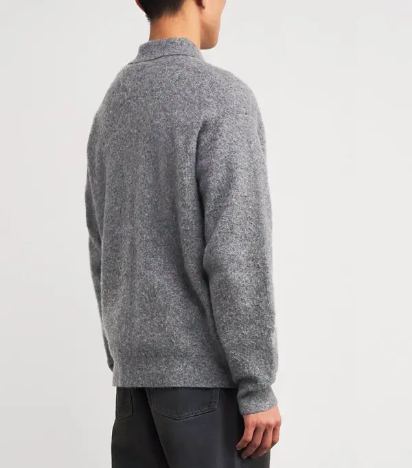 Simkhai Wool Heathered Cardigan - Grey