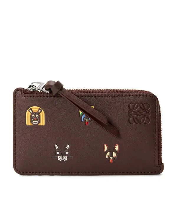 Loewe X Louis Wain Cats Zip-around Wallet - Brown