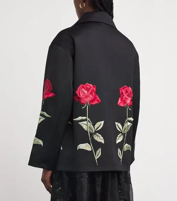 LEO LIN Rose-embroidered Leyna Jacket