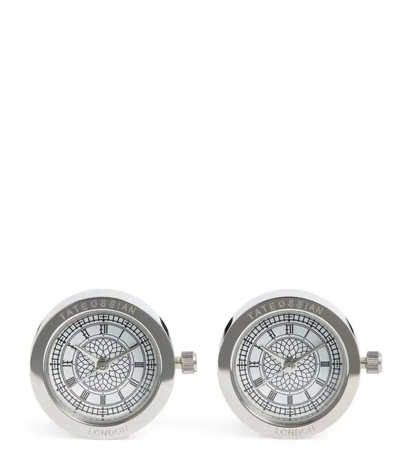 Tateossian Big Ben Watch Cufflinks - Silver