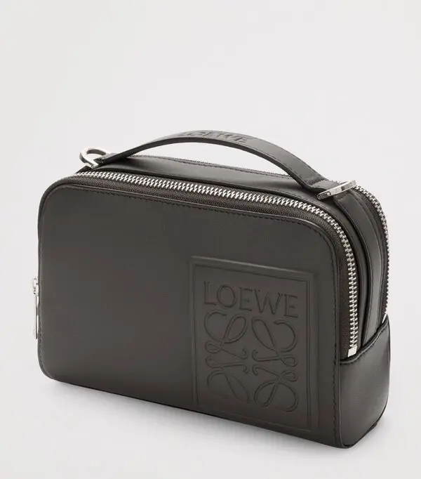 Loewe Mini Leather Camera Bag With Embossed Anagram Patch