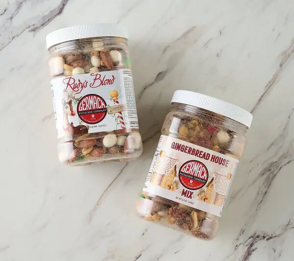 GERMACK Jar Set Rudy's Blend & Gingerbread House Nut Mix