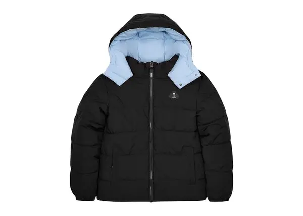 Trapstar Irongate Arch Reversible Puffer Jacket - Black/light Blue