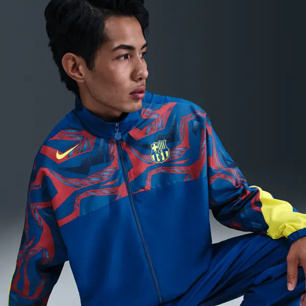 Nike Fc Barcelona Starting 5 Fourth Soccer Woven Jacket
