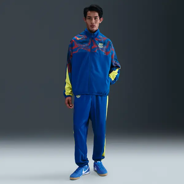 Nike Fc Barcelona Starting 5 Fourth Soccer Woven Jacket