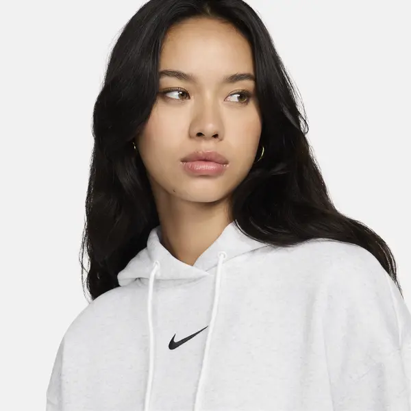 Nike Sportswear Phoenix Fleece Oversized Pullover Hoodie - Brown