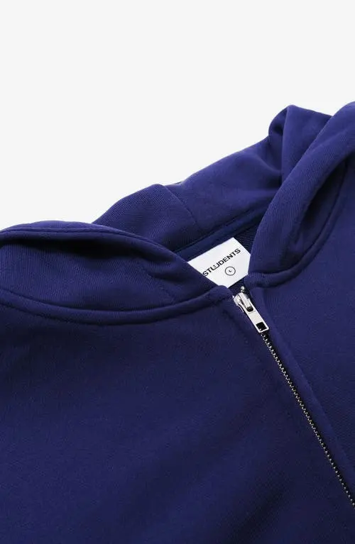 STUDENTS Cotton Fleece Zip Hoodie