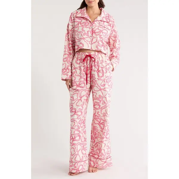 KILO BRAVA Print Cotton Pajamas - Dancing Bows