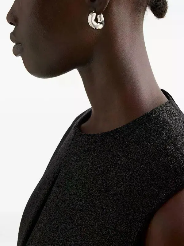JIL SANDER Hoop Earrings - Silver