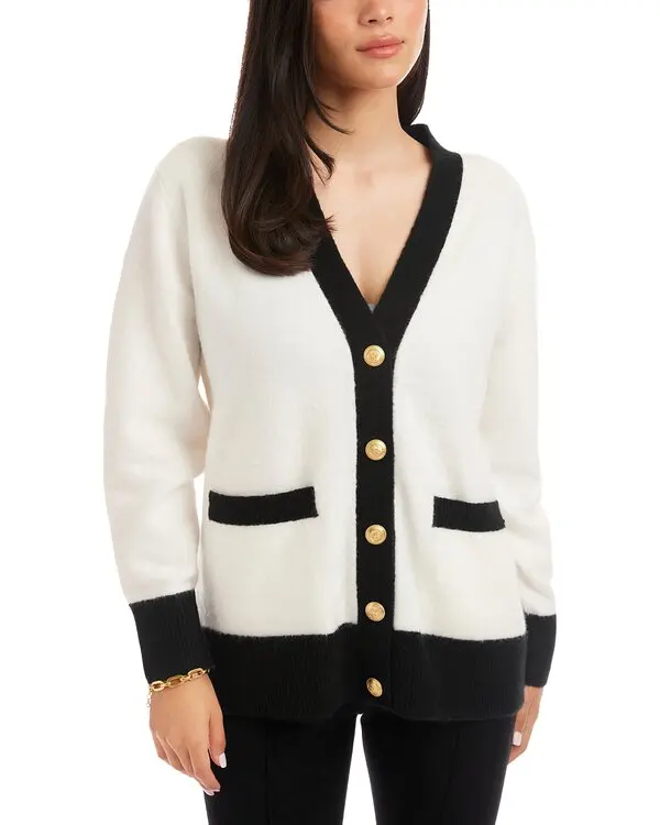 Karen Kane Colorblocked Cardigan Sweater