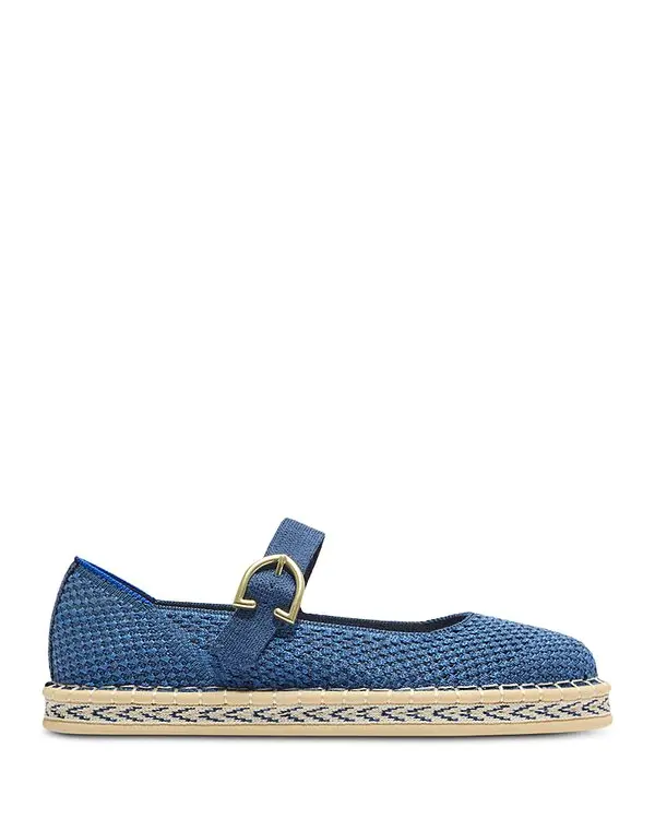 Rothy's Espadrille Mary Jane Flats - Blue Breeze