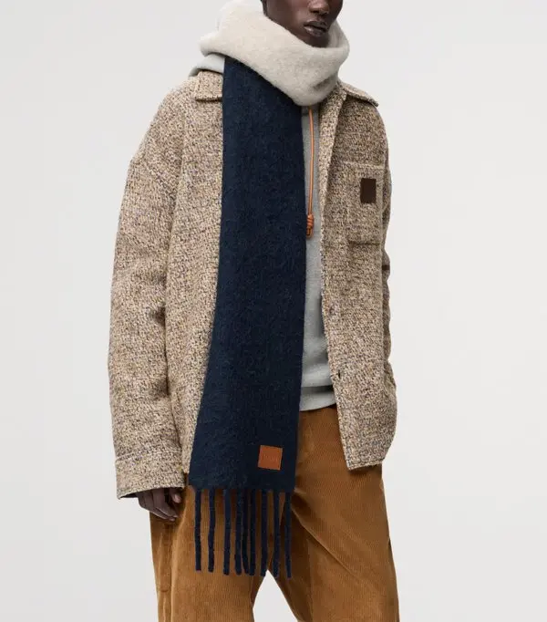 Loewe Alpaca-wool-blend Scarf