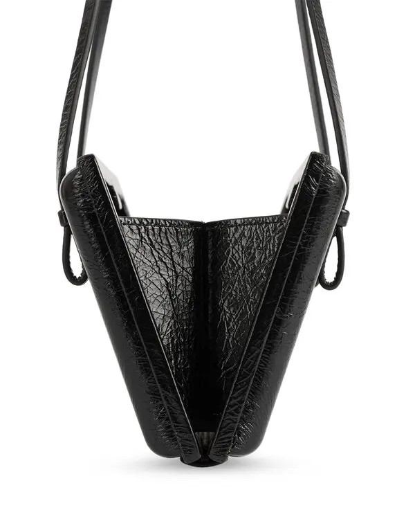 TOTEME Mini Naplack Leather Cocktail Bag - Black