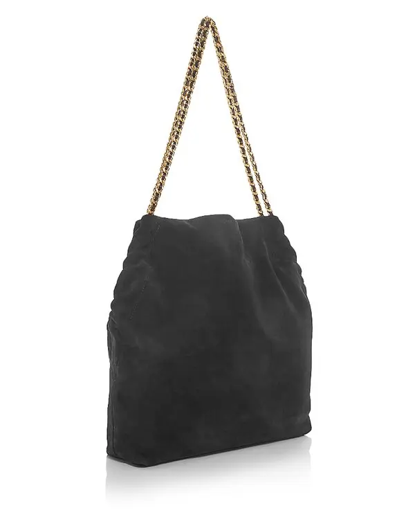 Veronica Beard Large Slouch Suede Shoulder Bag