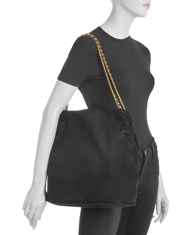 Veronica Beard Large Slouch Suede Shoulder Bag