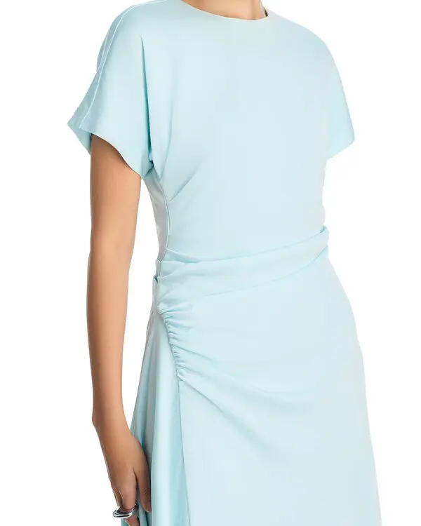 Simkhai Marabella Draped Midi Dress - Sky